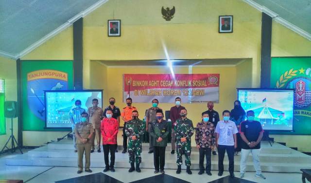 Cegah Konflik Sosial, Korem 121 ABW Gelar Binkom AGHT – Kalimantan News